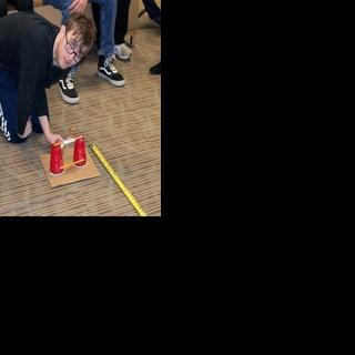 Cape high school students build catapults