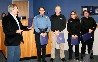 Five first responders recognized for saving Del Haven man’s life