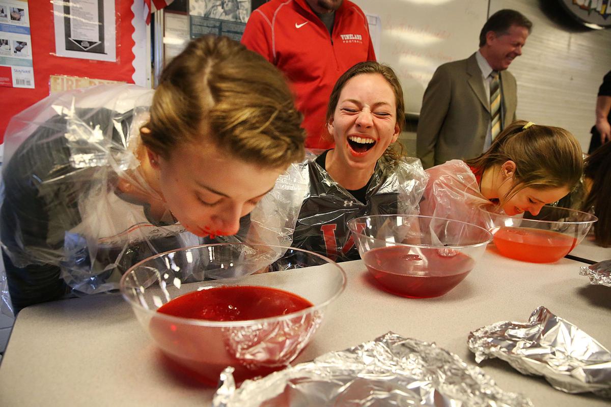 Jello Eating Contest at Vineland High School