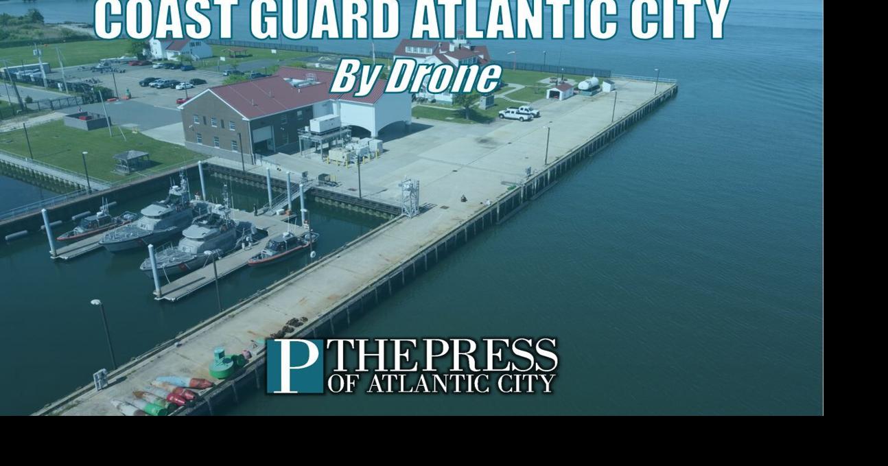 Coast Guard Atlantic City and weather station drone footage