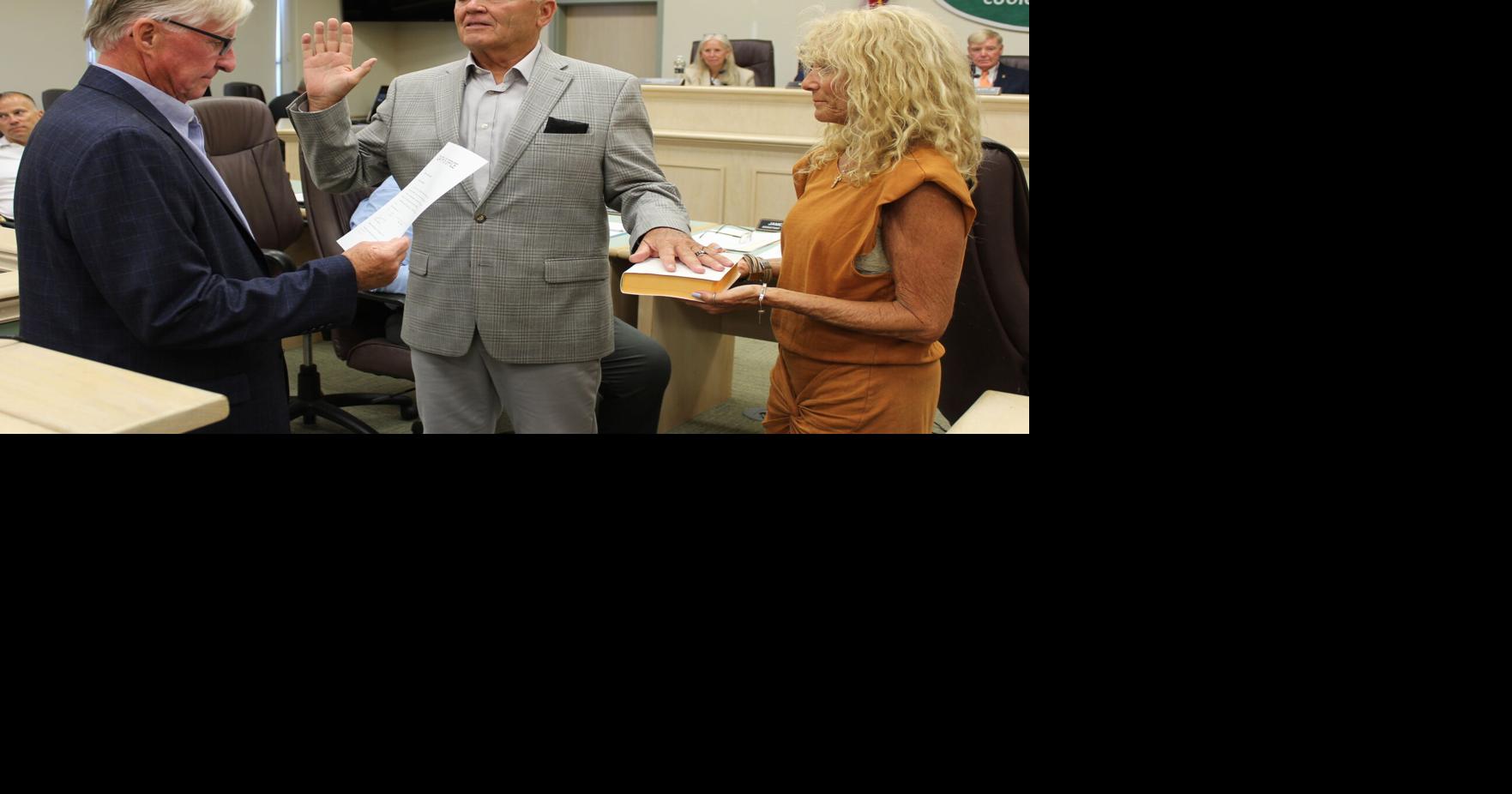 Johnson sworn in to Avalon Borough Council