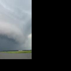 Who saw a 73 mph wind gust, strong gusts in Wednesday storms?