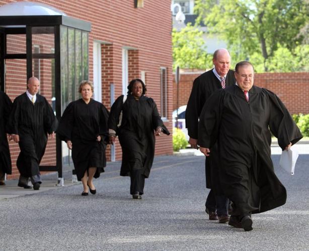 Superior Court Judge J. Christopher Gibson sworn in by his father ...