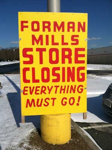 Foreman Mills in Egg Harbor Township closing its doors