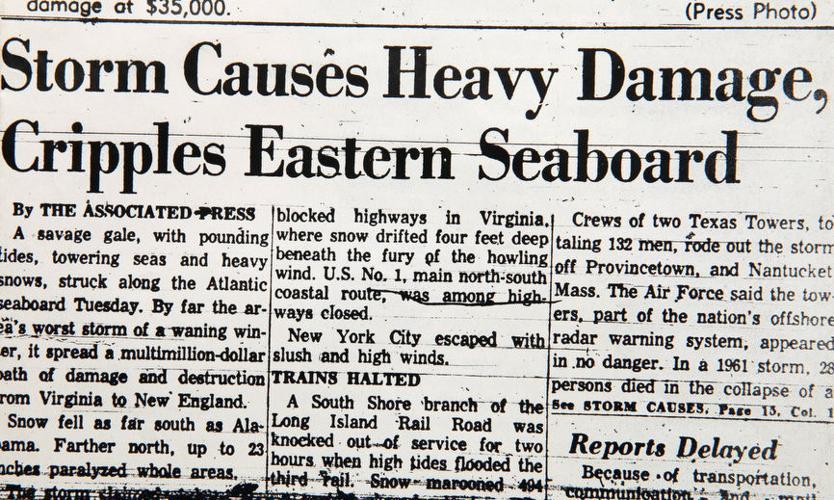 60 years later, the Ash Wednesday Storm of 1962 still an all-timer