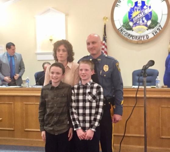 Brigantine swears in new police chief, promotes two others