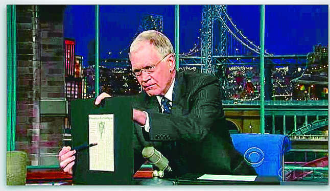 Area doctor featured as Letterman look-alike | | presspubs.com