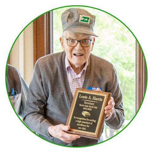 Book Club honors 98-year-old member Lou Harris | News | presspubs.com