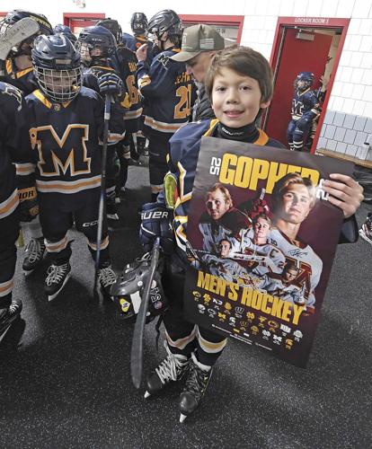 Gopher Hockey Players Visit | White Bear | presspubs.com