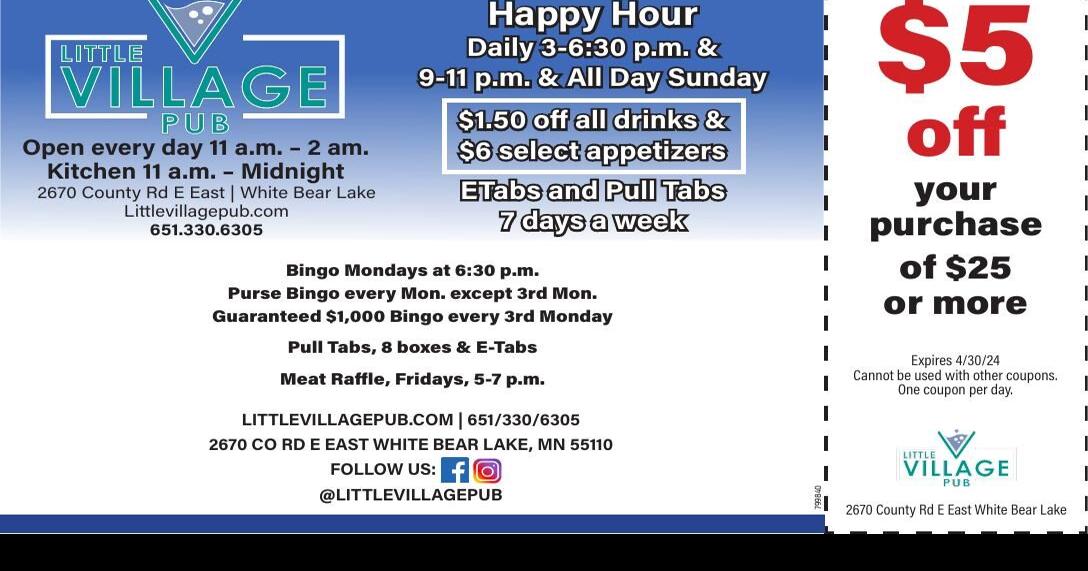 Little Village Coupon | Coupons | presspubs.com