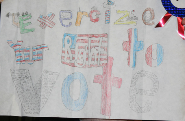 Kids Voting poster winners | | presspubs.com