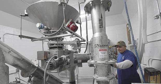Water treatment plant gets new lime slaker, up and running like new ...