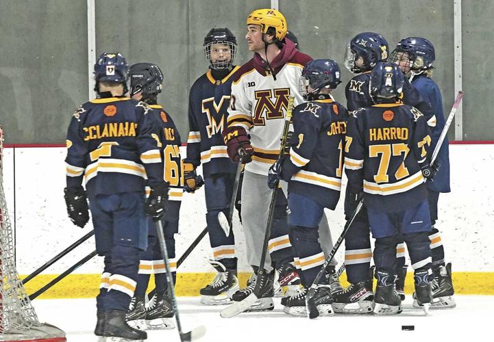 Gopher Hockey Players Visit | White Bear | presspubs.com