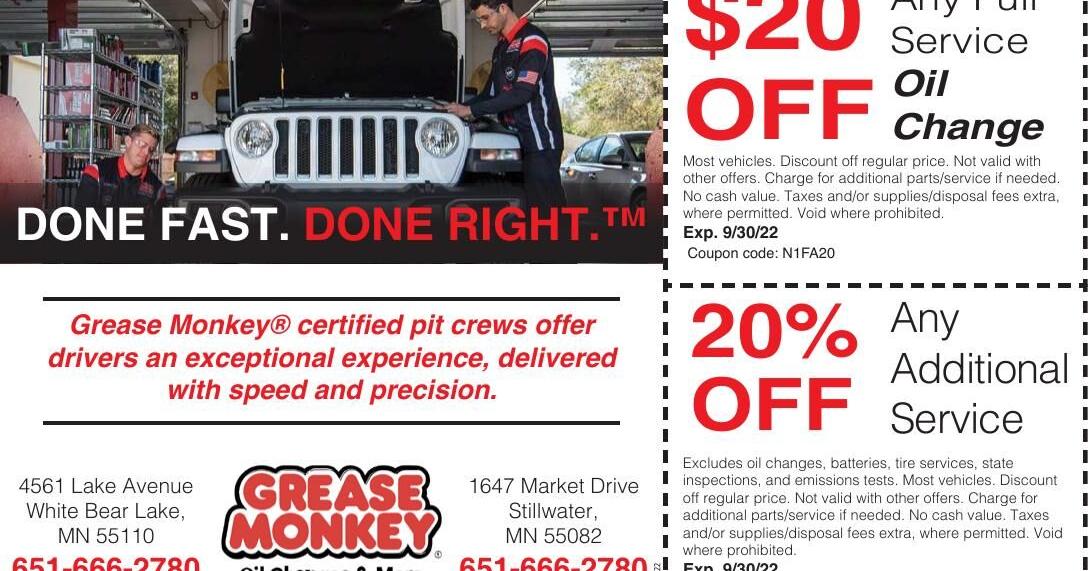 Grease Monkey_Coupon SPEC 2022.pdf | Coupons | presspubs.com