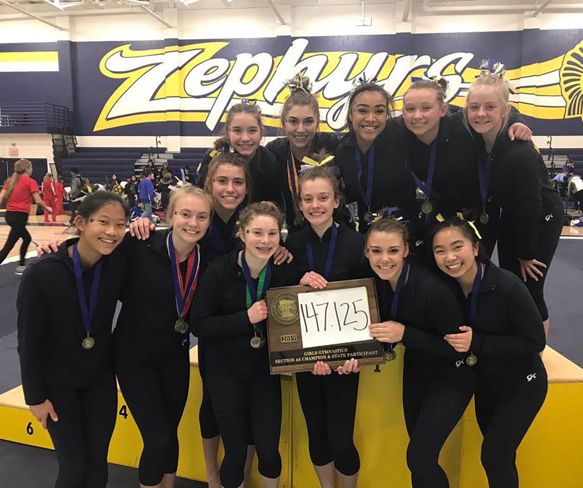 Gymnastics: Zephyrs dominate section meet, post team record 147.125 ...