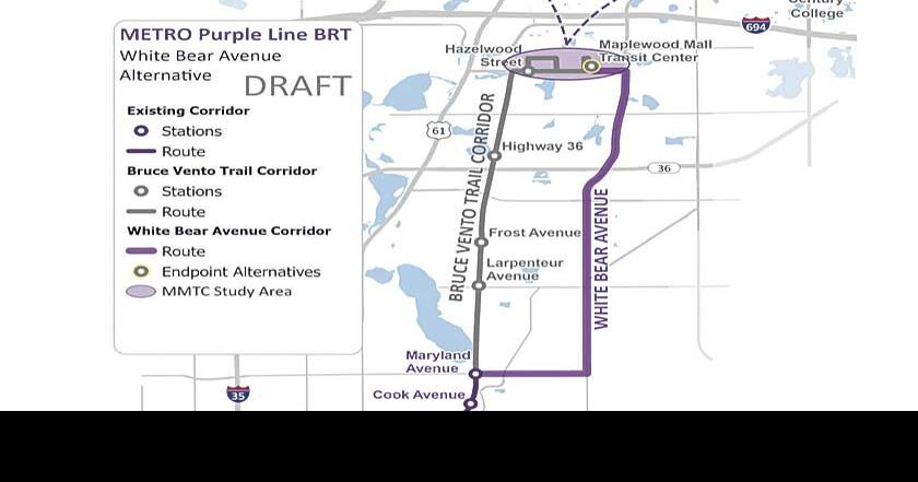 New Purple Line route unveiled | News | presspubs.com