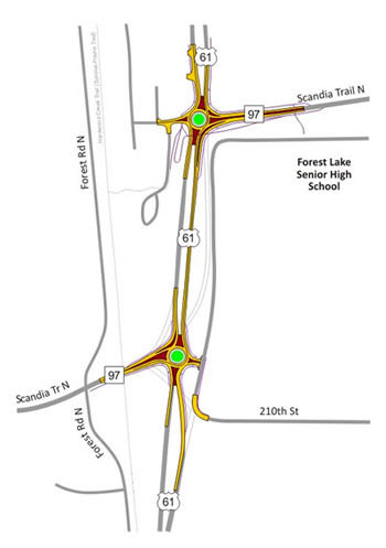 Northbound Highway 61 detour in effect overnight Thursday | News ...