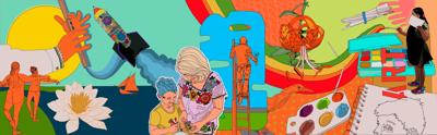 Jessica Turtle Creates a Community Mural at WBCA | Arts | presspubs.com