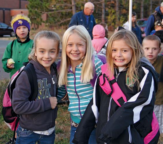 Fun with friends on National Walk to School Day in Pine City | News ...