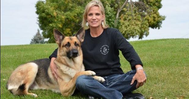 Rhonda Meath with award-winning German shepherd Smith | News ...