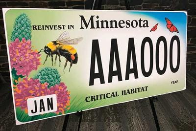 DNR unveils new pollinator license plate to help preserve critical ...