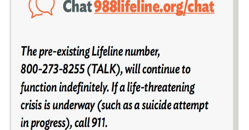 Everything you need to know about 988 | News | presspubs.com