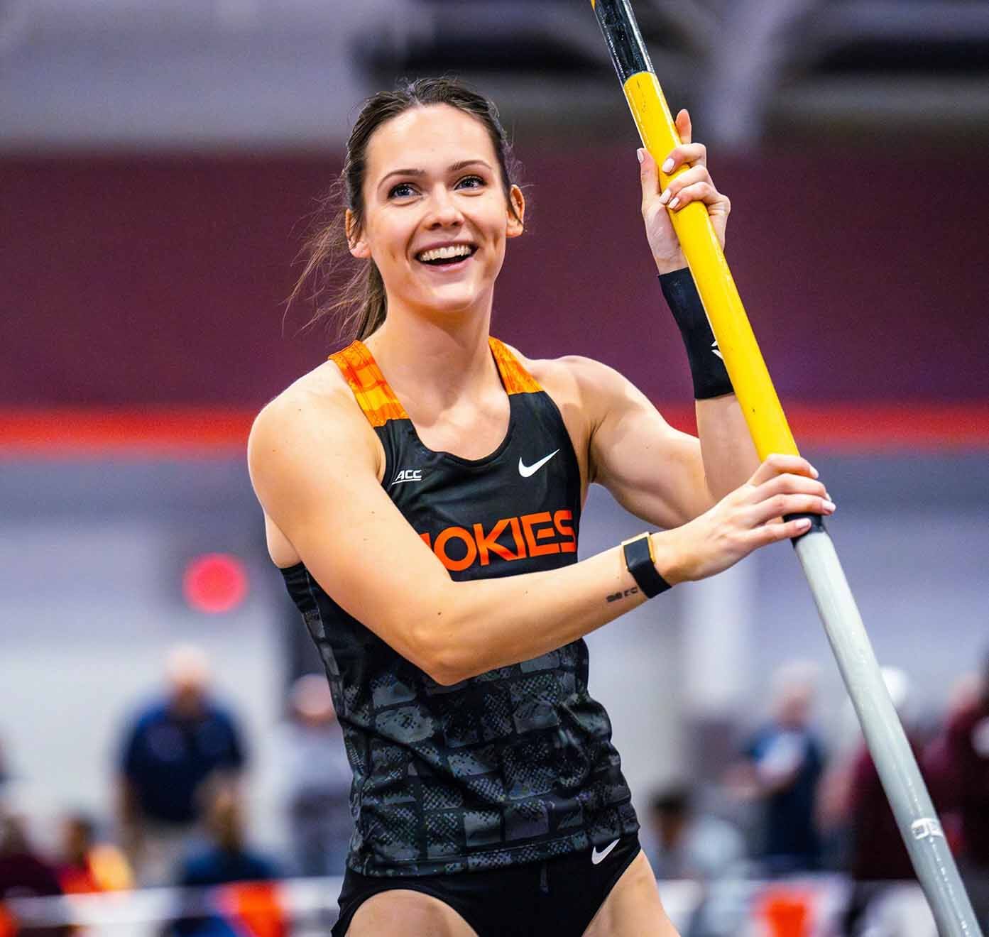Fixsen, All-American pole vaulter, closing college career this spring ...