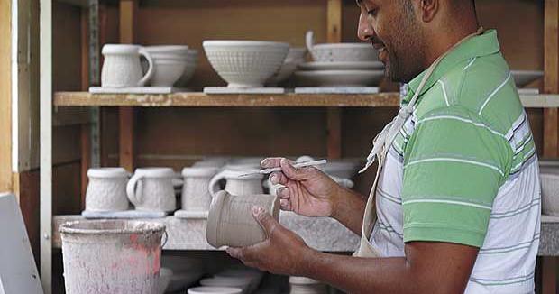 Shafer artist carves his own niche in the pottery world | News ...