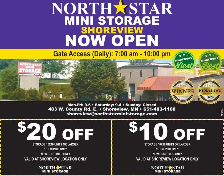 North Star Mini Storage | Coupons | presspubs.com
