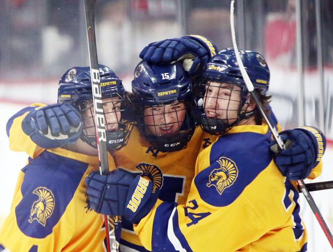Boys hockey: Bohmert sparks Zephyrs past Alexandria 6-3 at state ...