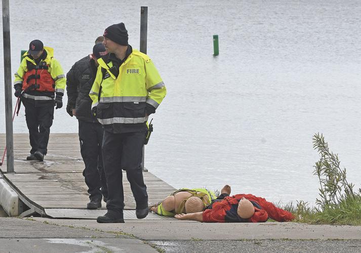 Practicing crucial water rescue coordination | White Bear | presspubs.com