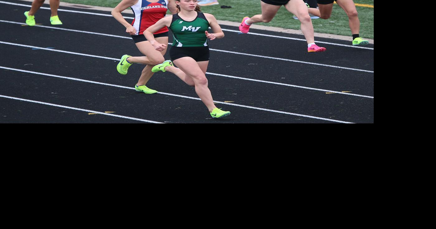 Girls track: Mustangs win close 3-way race for true team section title ...