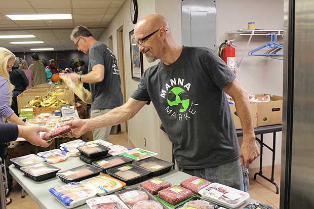 Manna Market distributes food while providing faith opportunities ...