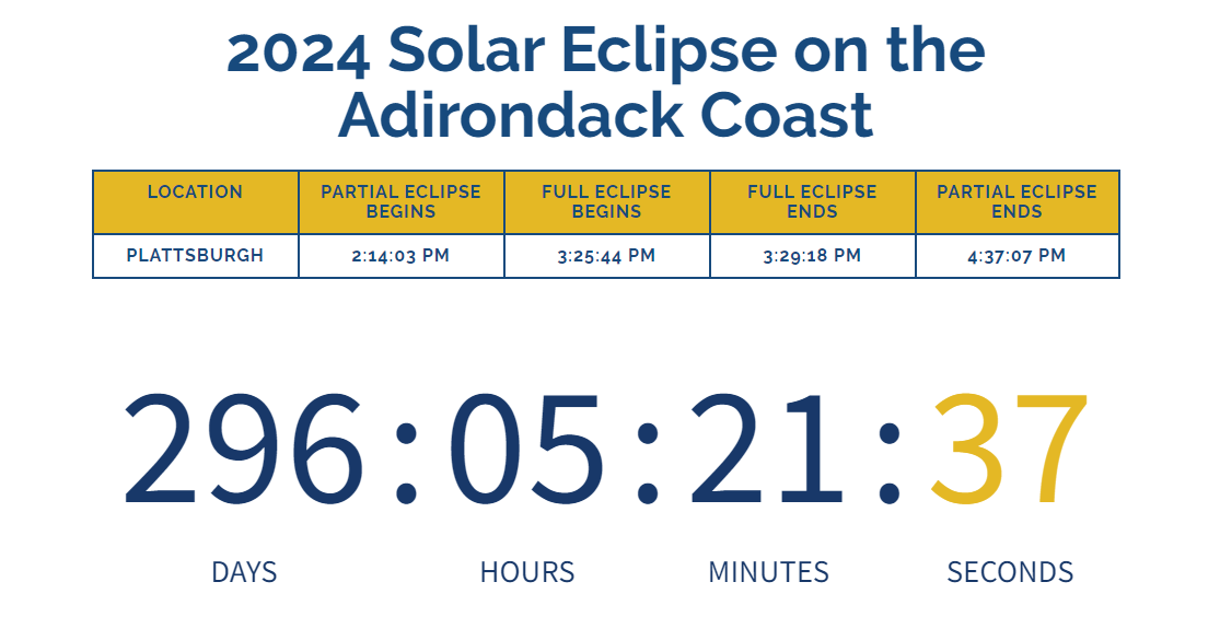 Adirondack Coast launches website for solar eclipse | News ...
