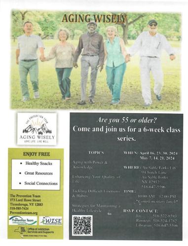 'Aging Wisely,' a six-week series at the Ausable Forks Free Library ...