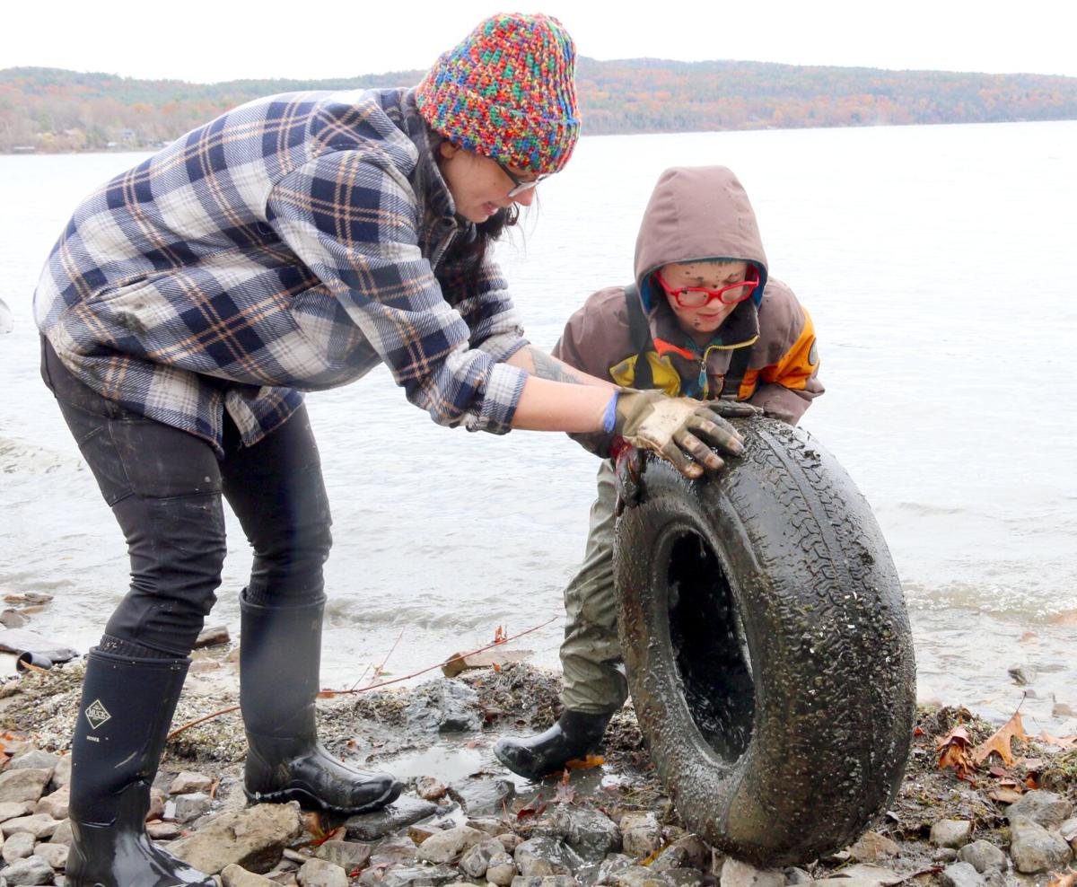 Tabitha the Witch and Arris Hass roll a tire | News | pressrepublican.com