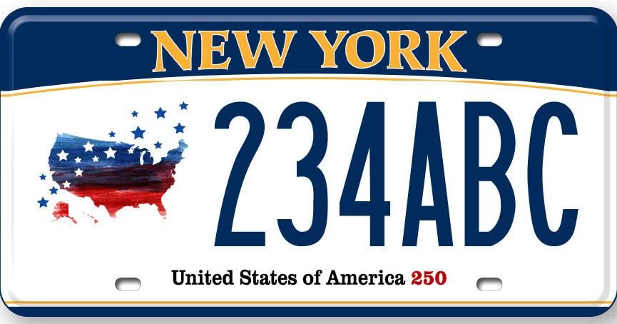DMV unveils America 250 license plates | News | pressrepublican.com