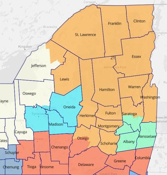 New 21st Congressional District map released | News | pressrepublican.com