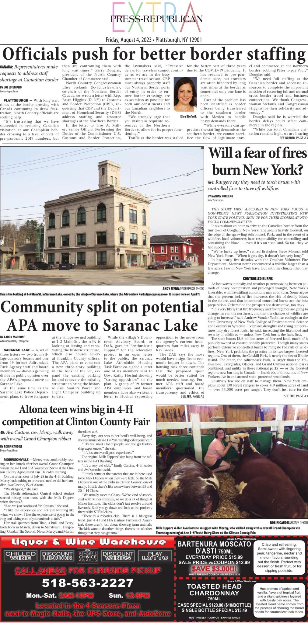 Press Extra: Aug. 4, 2023 | News | pressrepublican.com