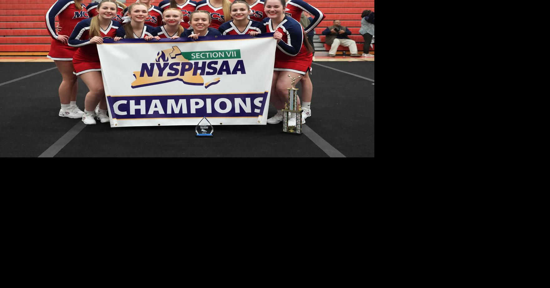 Section VII Cheerleading crowns three classes | Sports ...