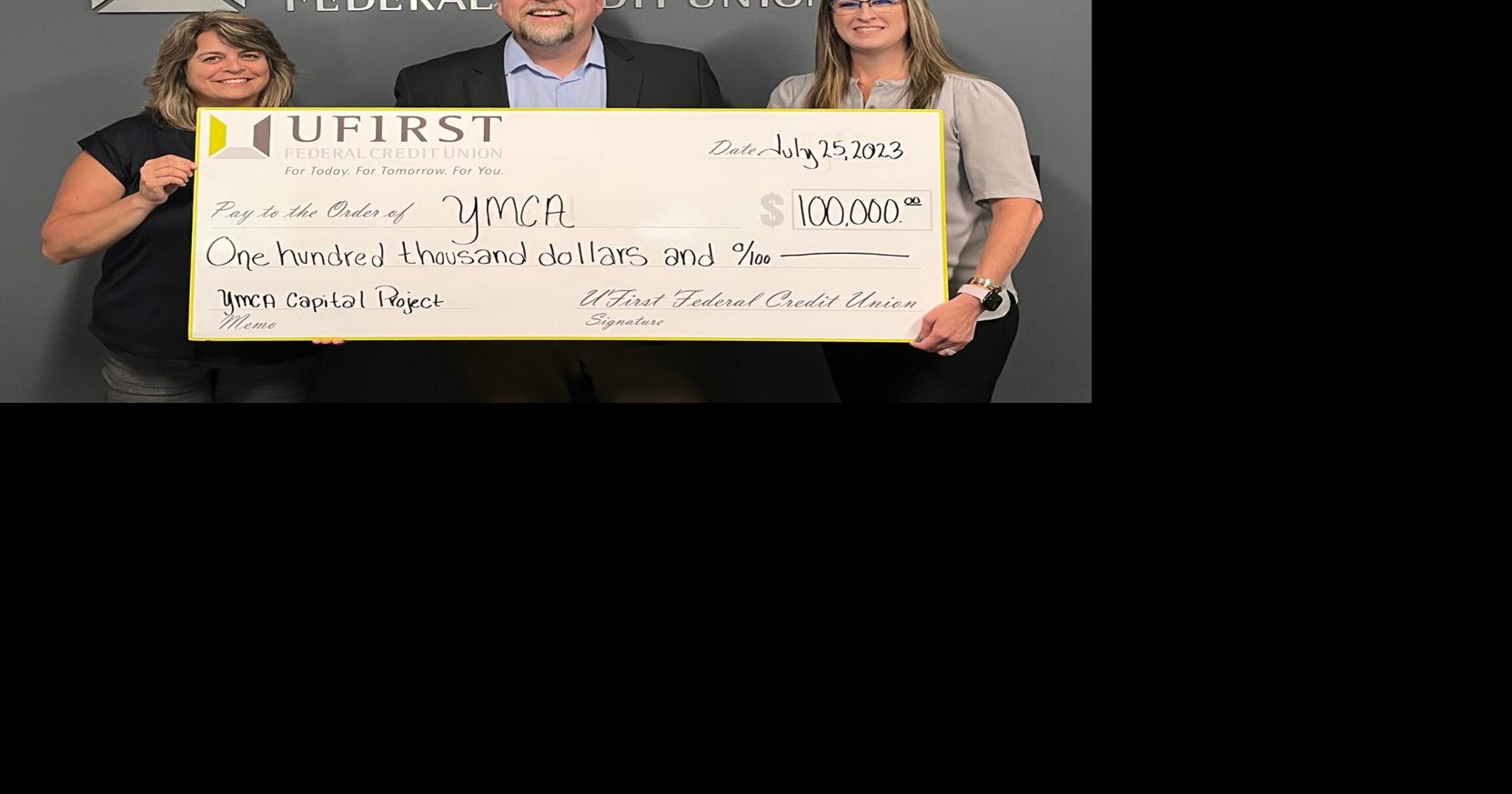 UFirst Federal Credit Union gifts $100K to YMCA | News ...