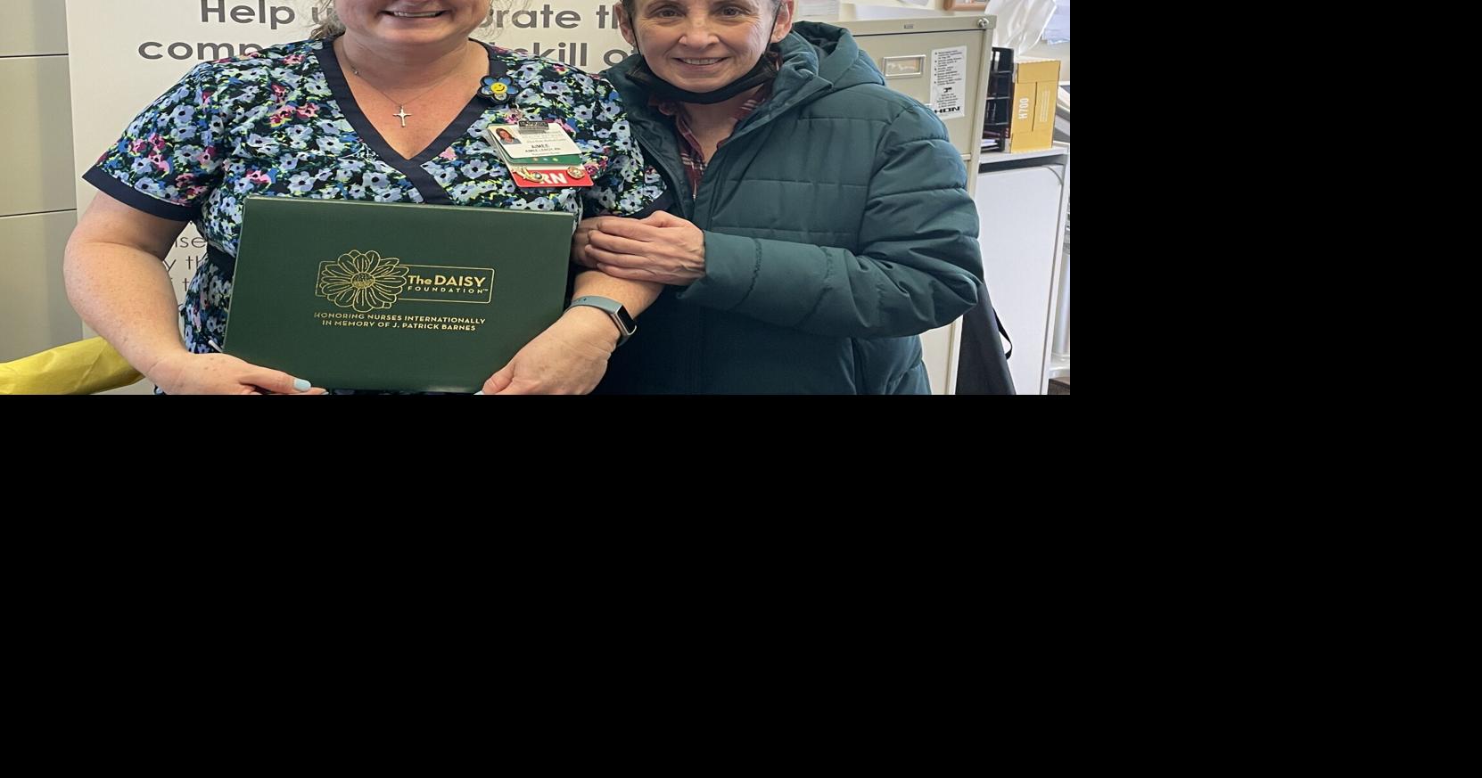 Aimee Leroy, RN, third DAISY Award recipient at Alice Hyde | News ...