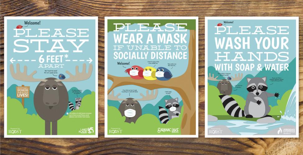 Friendly Reminders: Posters promote virus safety | News ...
