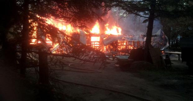Vacant vacation home destroyed by fire in Lyon Mountain | Local News ...