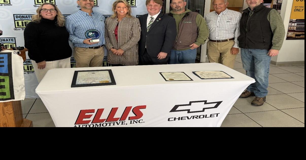 Ellis Automotive honored for lifesaving effort | News | pressrepublican.com