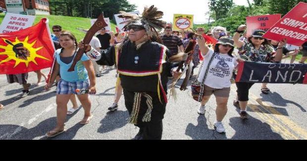 Mohawks begin Oka protest march | Local News | pressrepublican.com