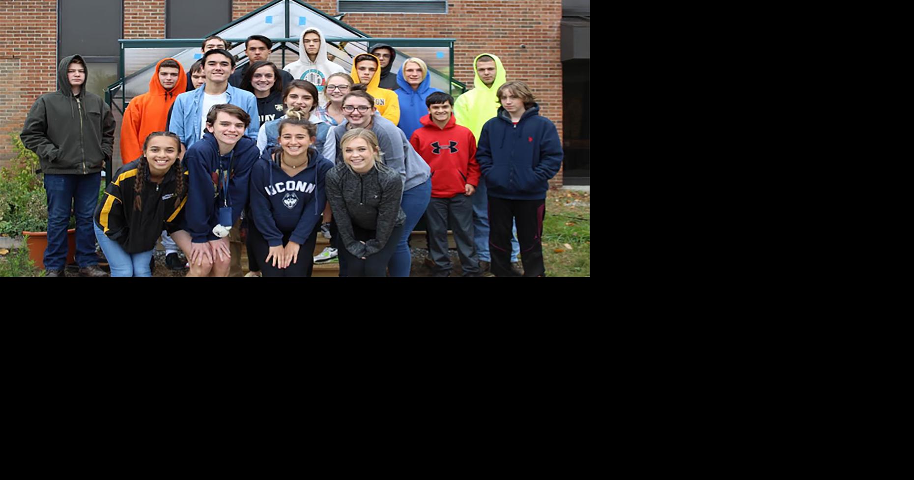 Thomaston High School students build greenhouse | Young People ...