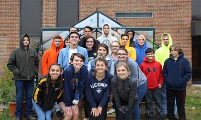 Thomaston High School students build greenhouse | Young People ...