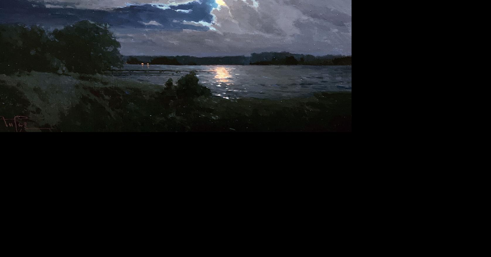 SCAN of Newtown Plans Nocturne Landscape Painting Demonstration ...