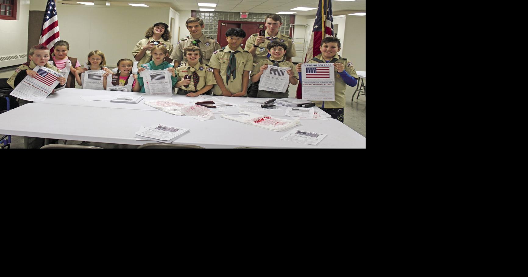 Scouting for Food for Food Bank: Girl Scouts and Boy Scouts Slate Food ...